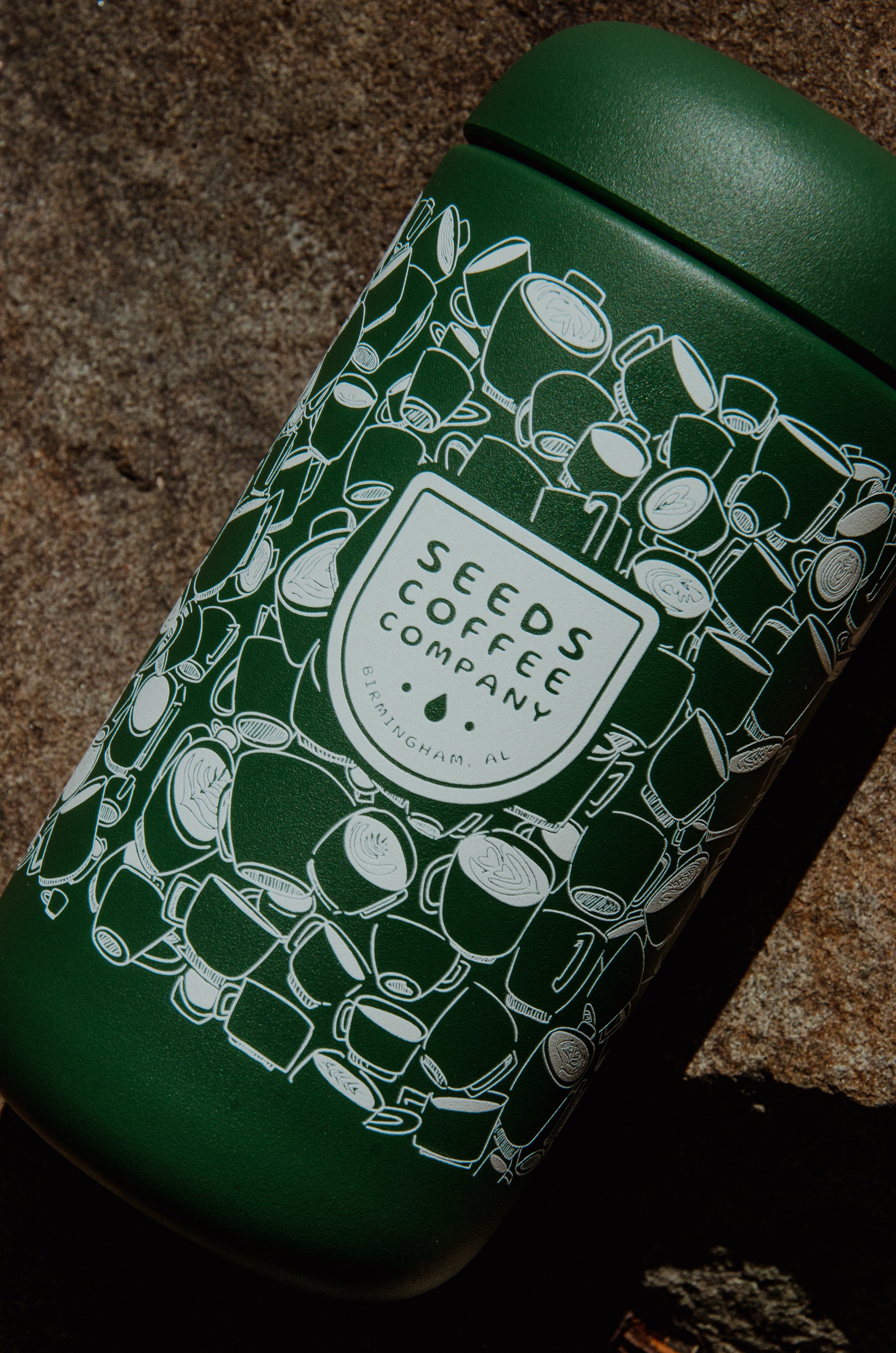 Green Travel Mug – Seeds Coffee Co